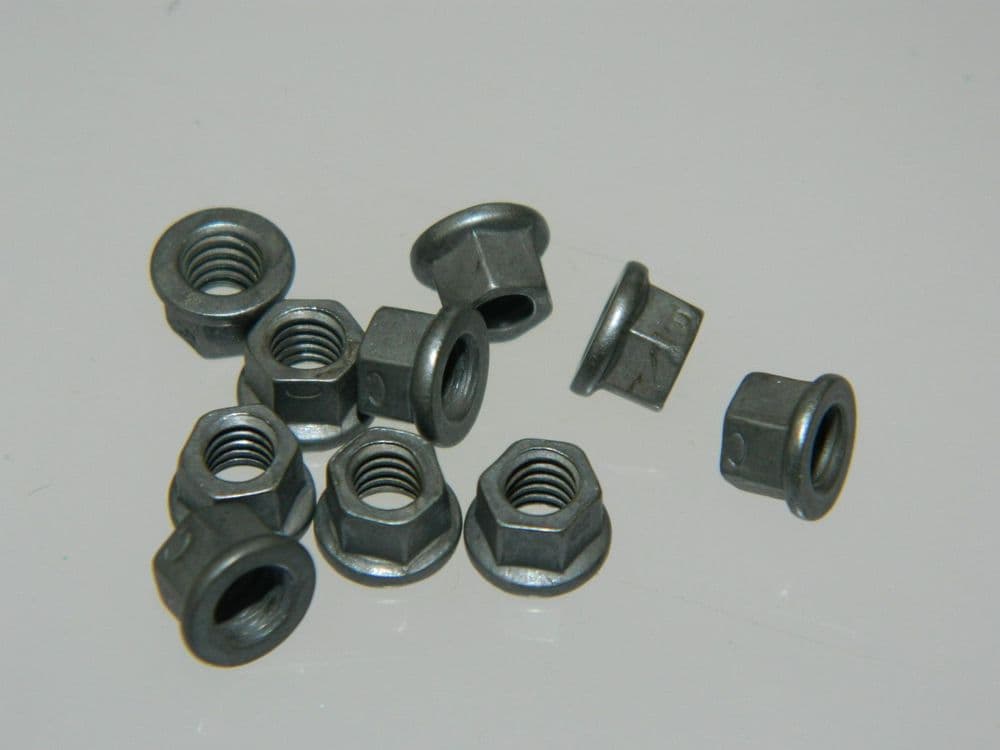 10 x 8-32 UNC Locking Nuts Aircraft Type Oddie Nuts Part NAS1291C08M H7
