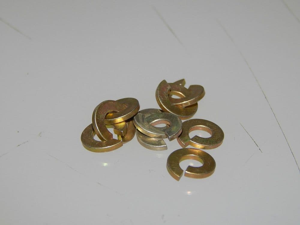 10 x 8-32 UNC Spring Washer Cadmium Plated Steel Outside Diameter 8 58mm D2