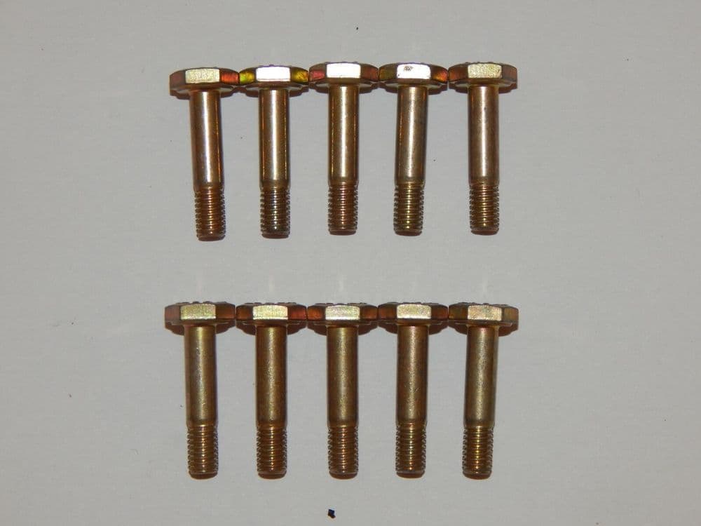 10 x Dished Hex Head Aircraft Bolts 10-32 UNF 0 6" Grip NAS6203-9 L16