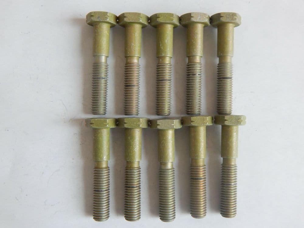 10 x Hex Head Aircraft Bolts 5/16" BSF 0 6" Grip Green EA1-10-1209 CN1A-10