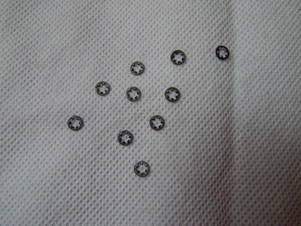 10 x Lock Washers Steel Shakeproof Internal Teeth 991-4-00215-001 J8