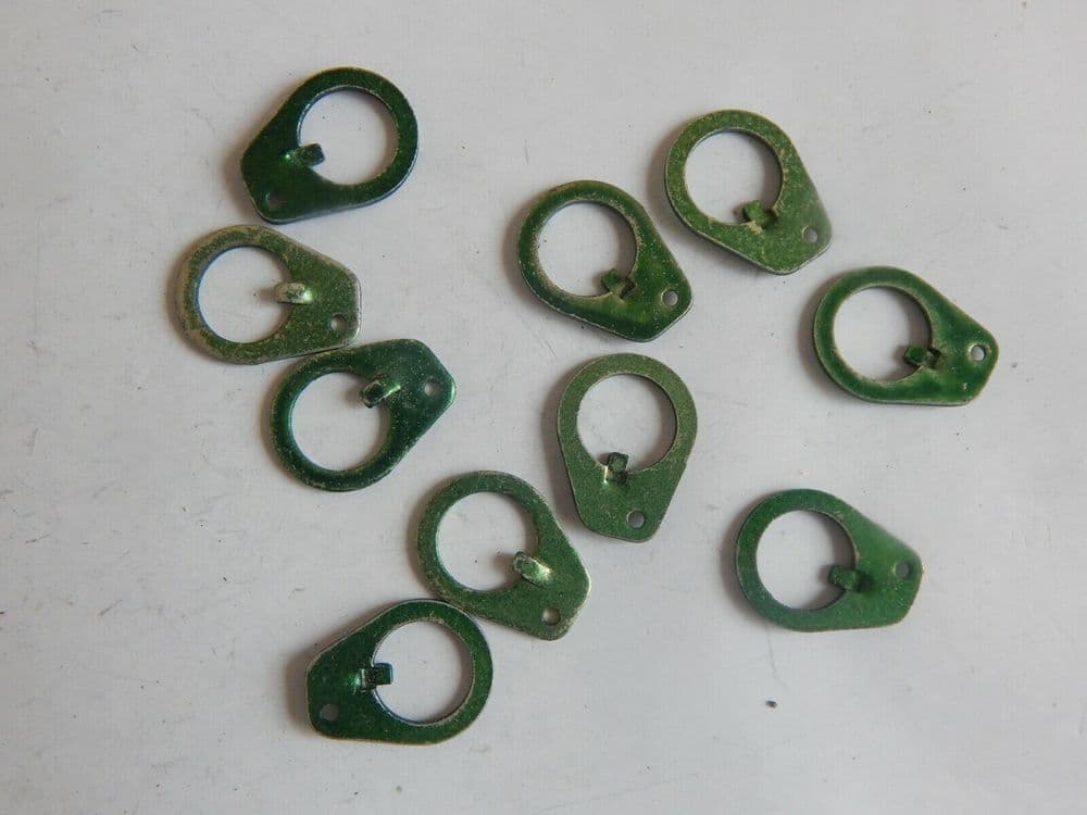 10 x Steel Aircraft Key Washers Green 3/8& x22; Hole Diameter NAS513-6 ...
