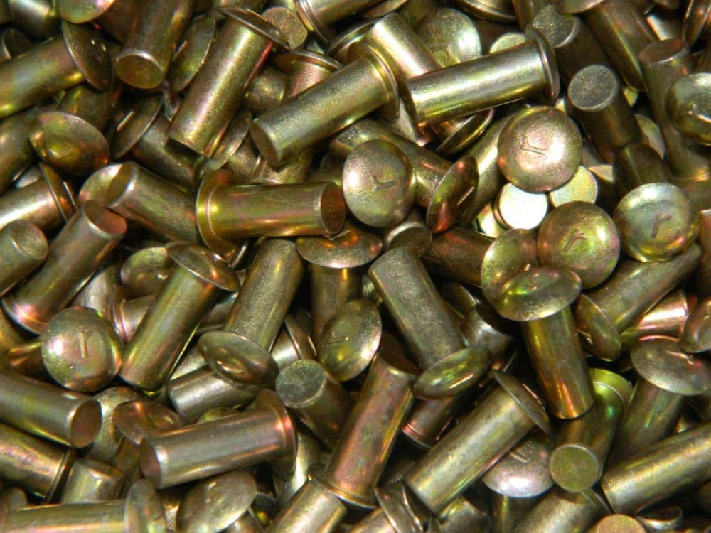 100 x Rivets Flat Head Monel 3/16" Diam 13/32" Long Part NSA5415-40-010 H4