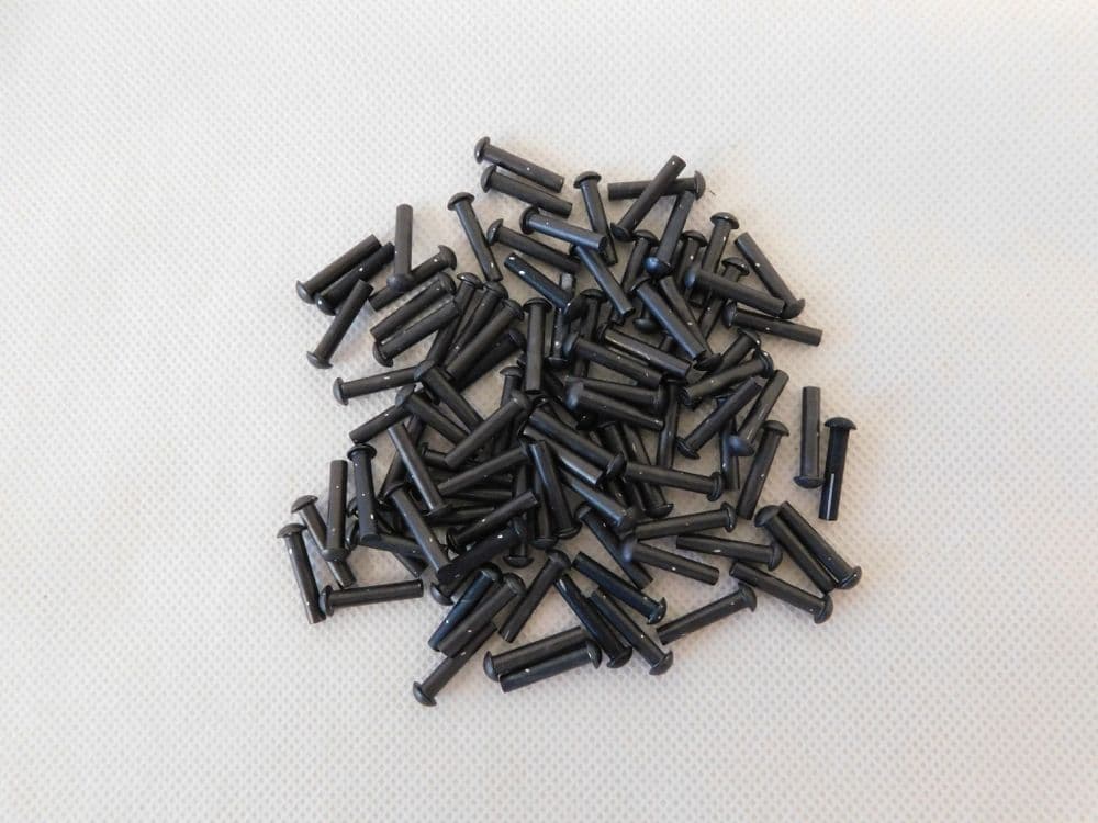 100 x Snap Head Light Alloy 1/8" Rivets SP77-410 CN1A-1