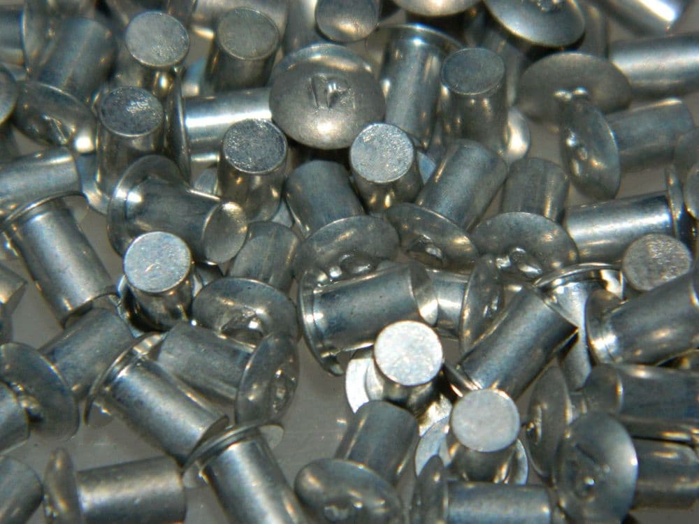 100 x Solid Rivet 5/32" Diameter Steel 1/4" Long Part NSA5415-40-06 Q10