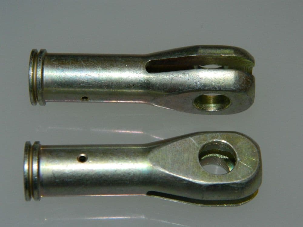 2 x 5/16" BSF Tie Rod Ends Fork Joint HT Steel Length 2 5/32" Part SP7Y ...