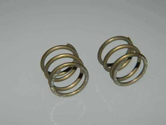 2 x Helical Compression Springs Steel Length 11m Diameter 12mm CN1B-14