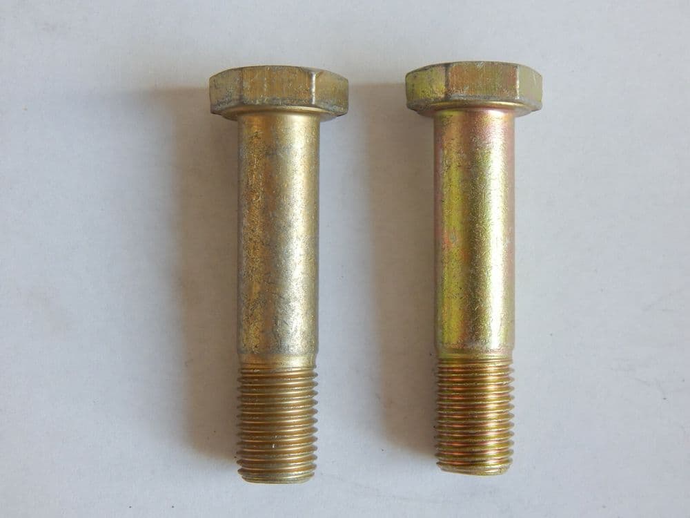 2 x Steel Aircraft Bolts Dished Hex Head 3/8" UNF NAS1306-16 G10