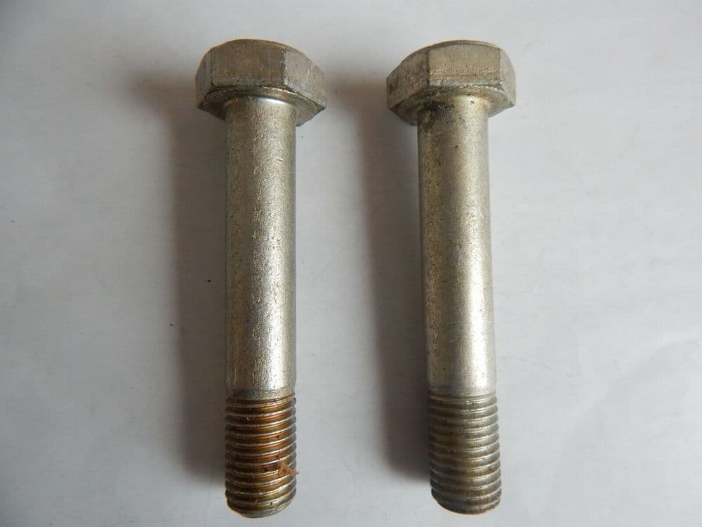 2 x Steel Hex Head Aircraft Bolts 1/2" BSF 2 0" Grip A25-20N D3