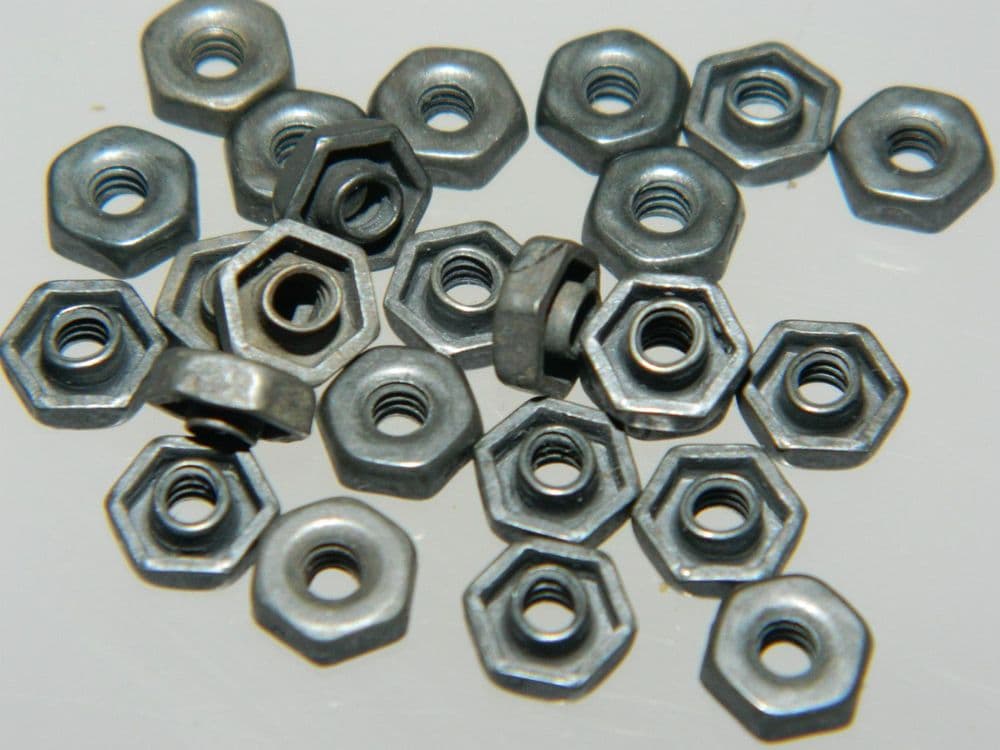 25 x 4-40" UNC Locking Nuts Aircraft Type Oddie Nuts CN1A-13