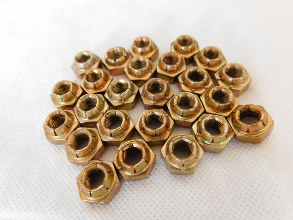 25 x 5/16 UNF Stiff Nuts Hexagon Self Locking Carbon Steel MS21045-5 F13