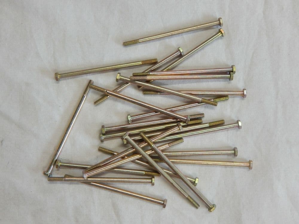25 x Aircraft 4-40 UNC Bolts Steel Hex Head 1 8" Grip A102-18A GR3B-12