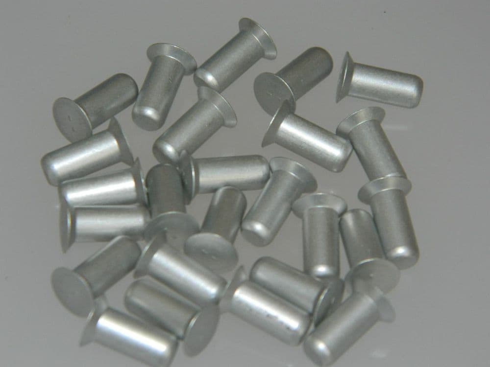 25 x Counter Sunk Rivets Diameter 3/16" Length 7/16" Part No LS10052DD6 ...
