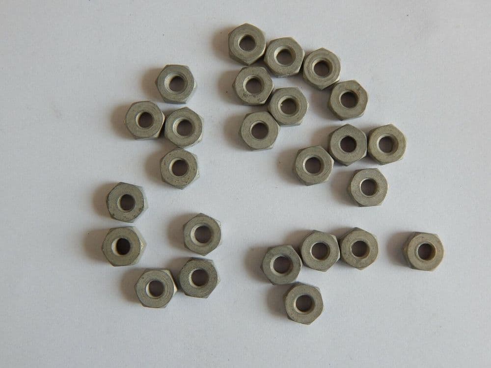 25 x Steel Aircraft Thin Nuts 8-32 UNC Part No A103-CT F5