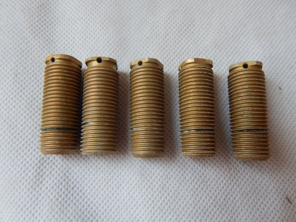 5 x 1/2-20 UNF Threaded Studs Steel Flat Headed Fastener Length 1 3/8" H14