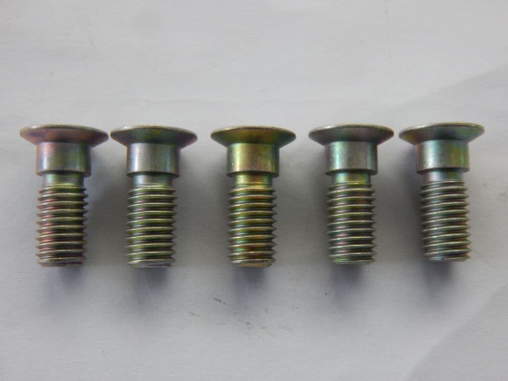 5 x 1/4" BSF Bolts CSK Shouldered Steel Length 19/32" Part SL5089-2ER1 V29