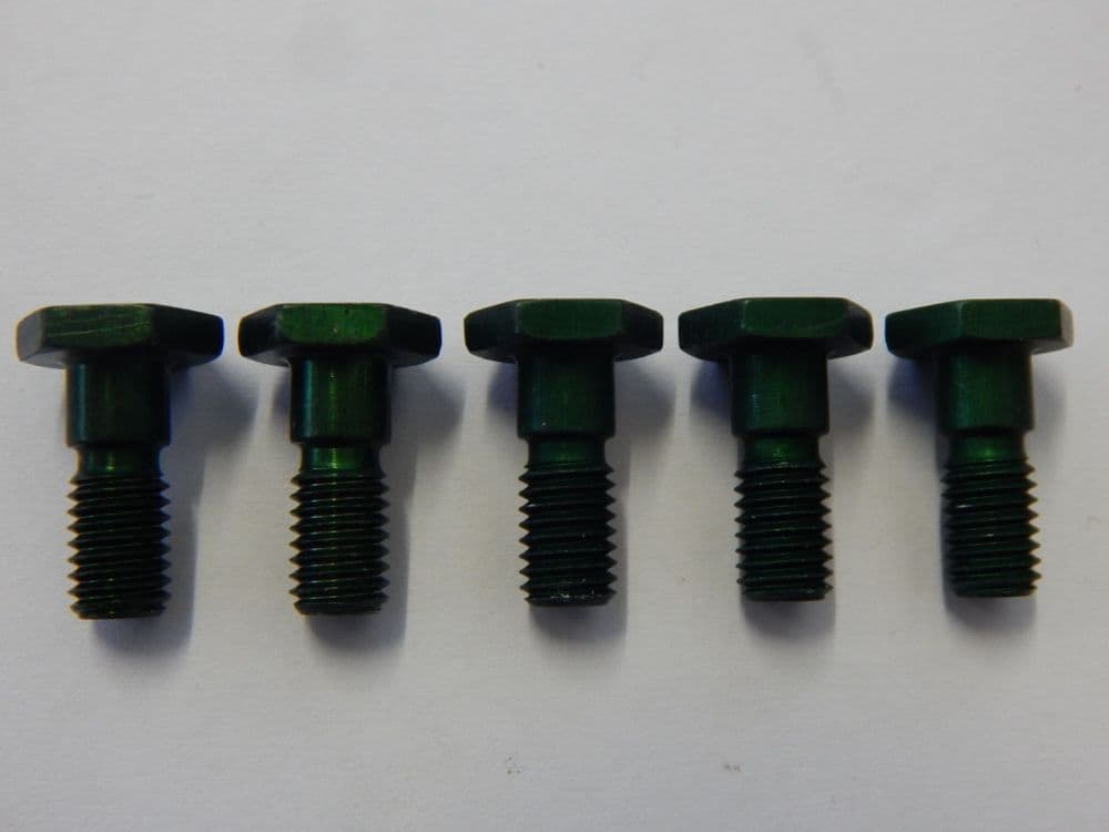 5 x 1/4" BSF Bolts Hex Head Aluminium Length 5/8" Part DHS1001-2E V30