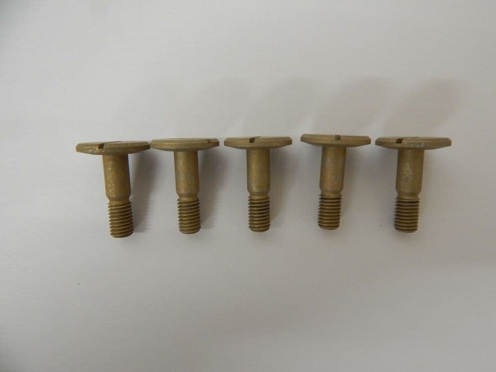 5 x 1/4" BSF Large Pan Head Aircraft Bolts Slotted Head 1/2" Grip Length I7