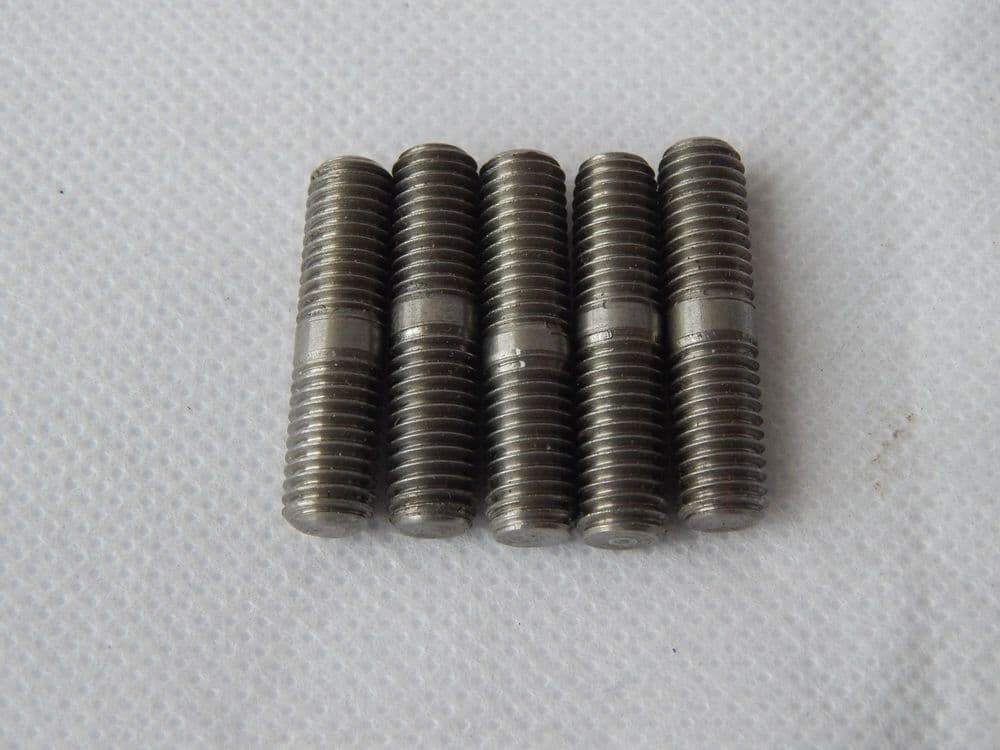 5 x 1/4" BSF Threaded Studs Steel 1 3/16" Length 1/2" Thread Length CN1B-10