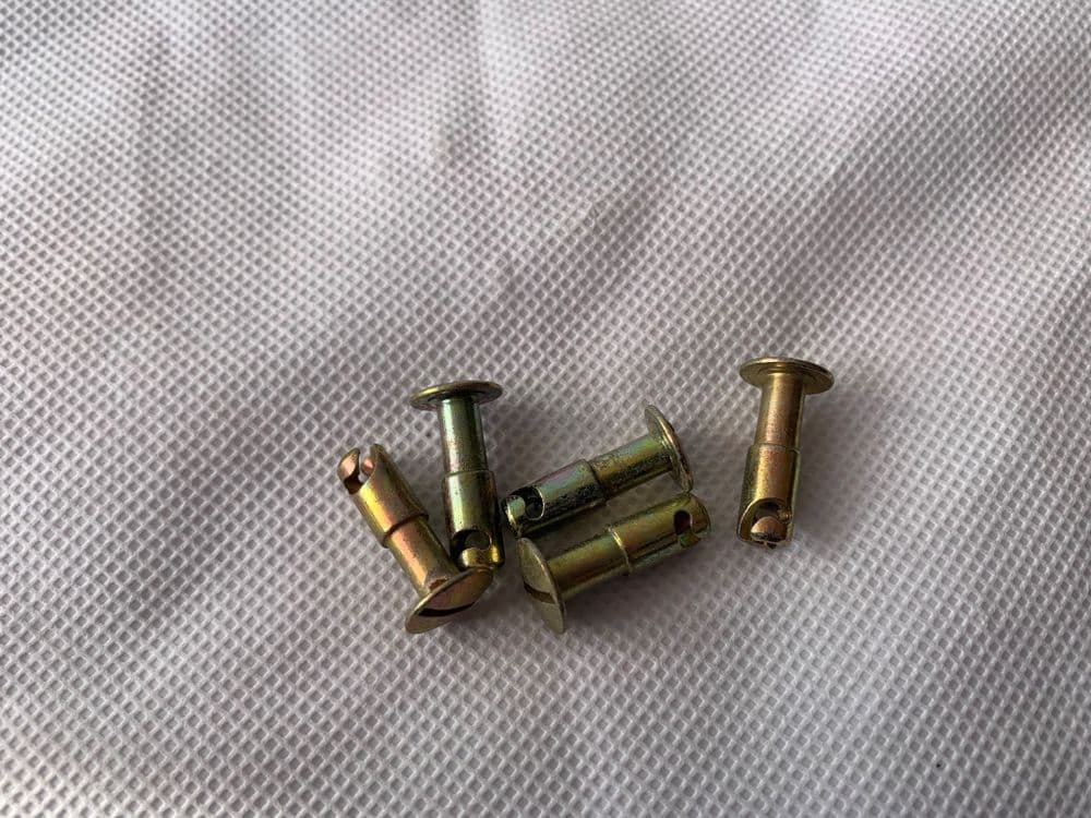 5 x 1/4" Dzus Long Undercut Quarter Turn Fasteners Length 0 6" O1