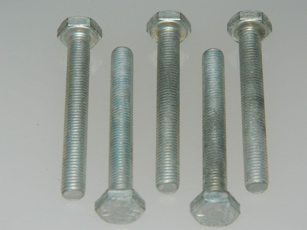 5 x 1/4" UNF Screws Hex Head Steel Bolt Fully Threaded Length 2" CN1B-15