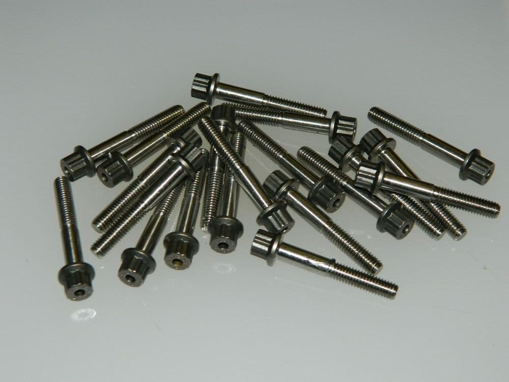 5 x 10-32 UNF Bolts Double Hex Head Stainless Steel Length 1 1/4 ...