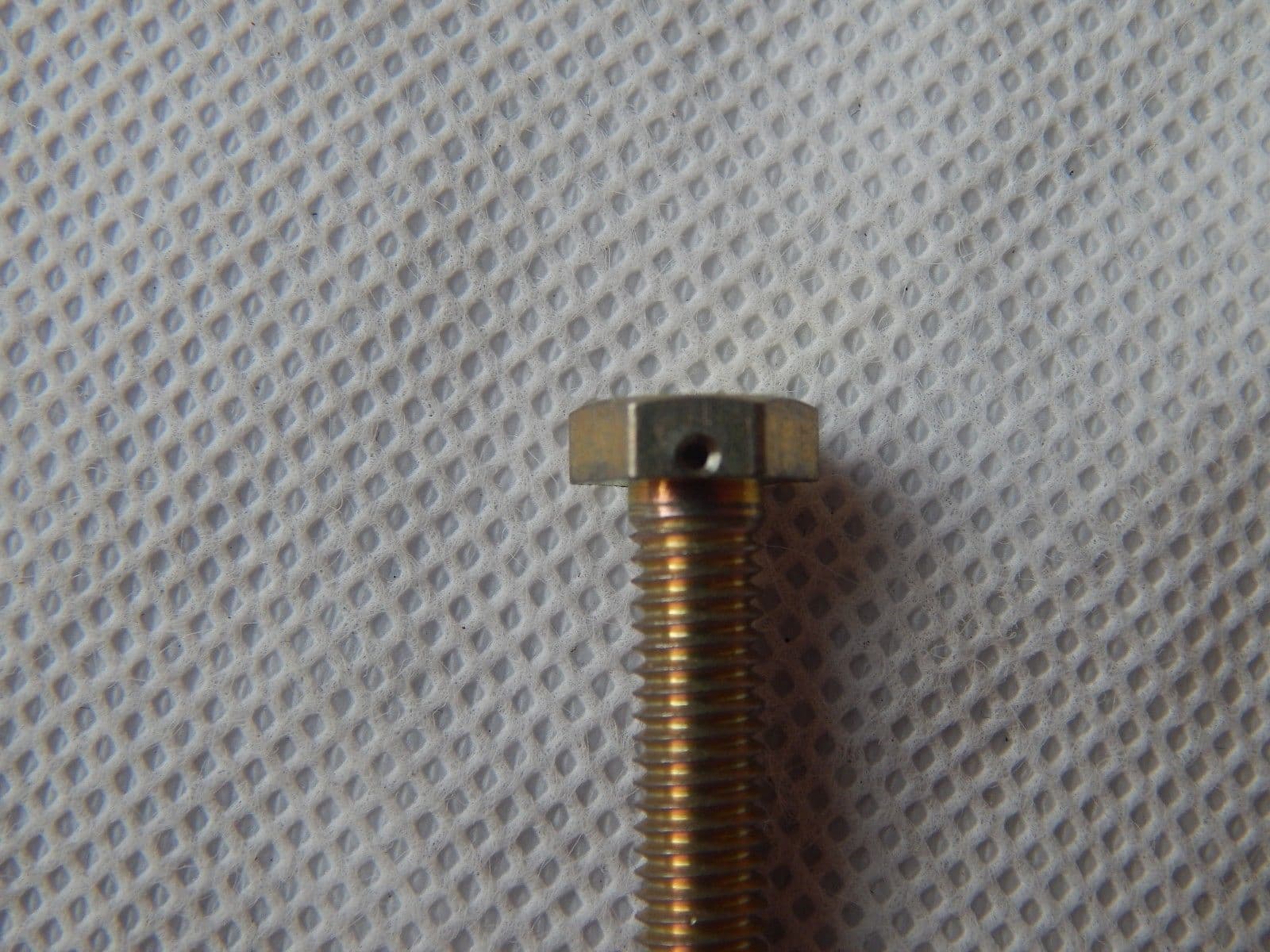 5 x 10-32 UNF Screws Hex Head Steel Length 1 1/8" Drilled Head K3
