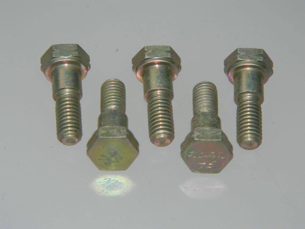 5 x 2BA Bolts Shouldered Steel Hex Head Length 9/16" Part SL5090-2CR2 B11