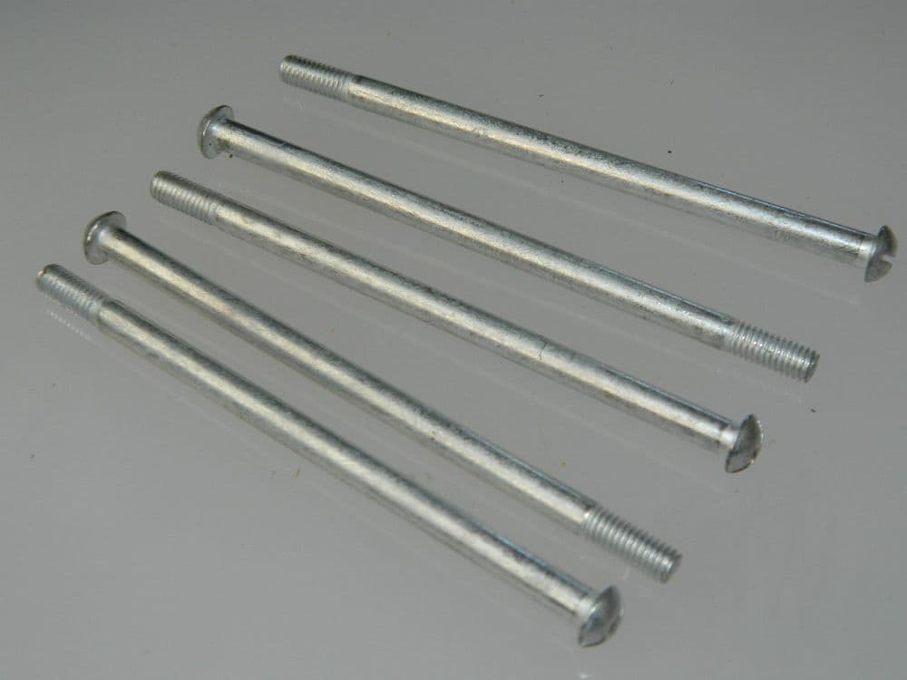 5 x 2BA High Tensile Steel Round Head Bolts 3 1/2" Length Part AS1246 ...