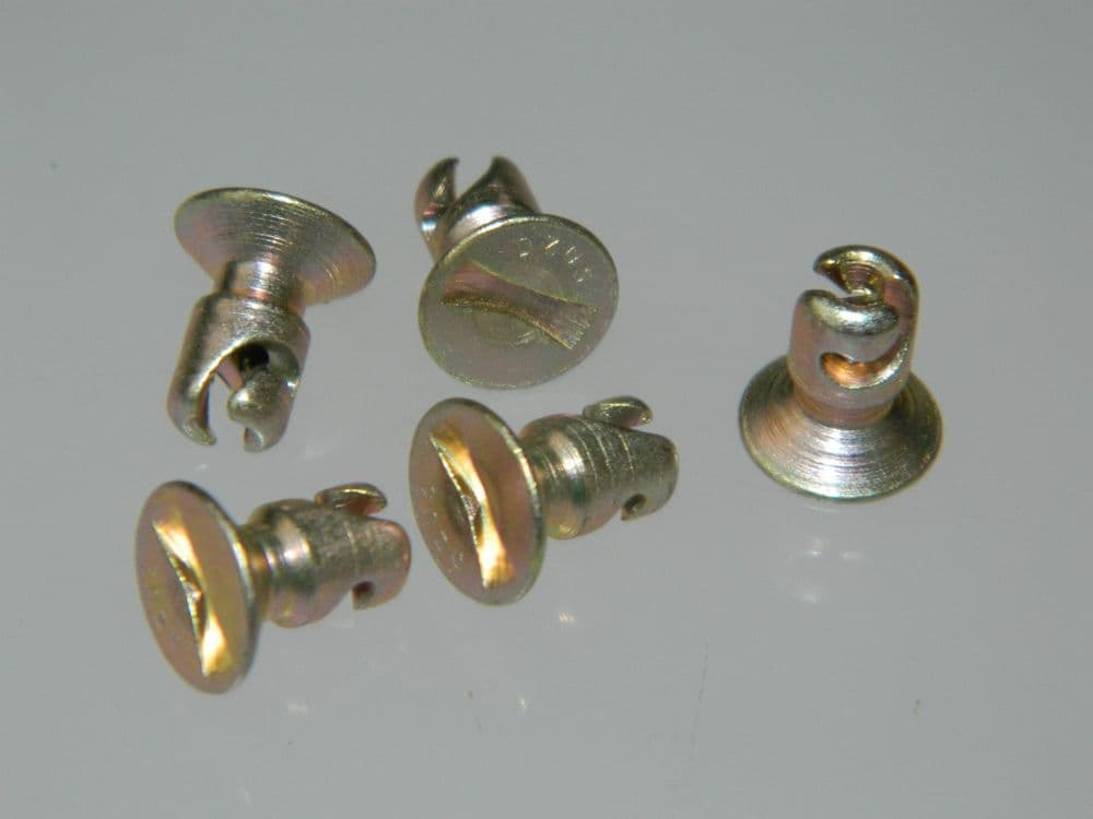 5 x 3/16" Dzus CSK Short Undercut Quarter Turn Fasteners Type F3 1/2 ...