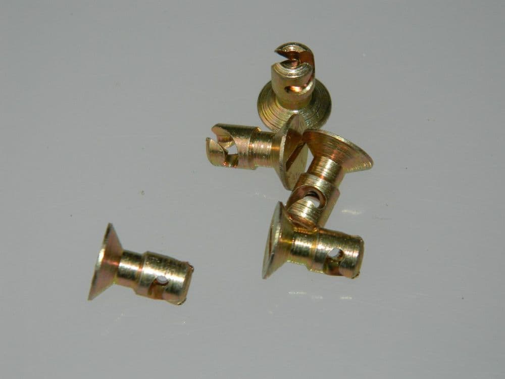 5 x 3/16" Dzus Short Undercut Quarter Turn Stud CSK 0 35" Long F3 1/2 ...