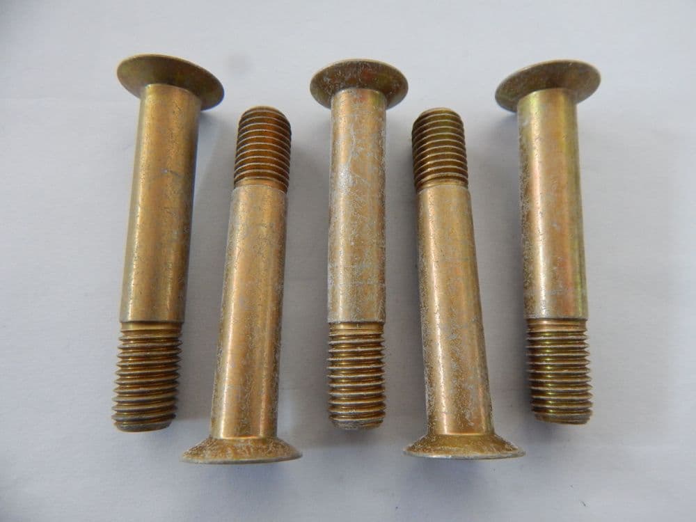 5 x 3/8" BSF Bolts Shouldered Slotted CSK Head Length 2 1/8" Part ...