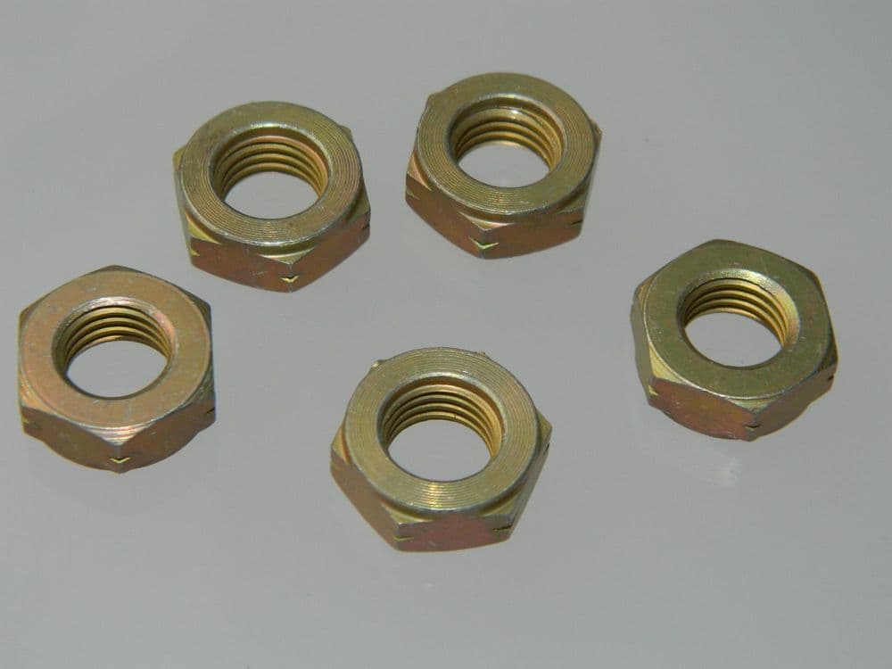5 x 3/8" BSF Steel Half Nuts Cadmium Plated Shear Nuts Q14