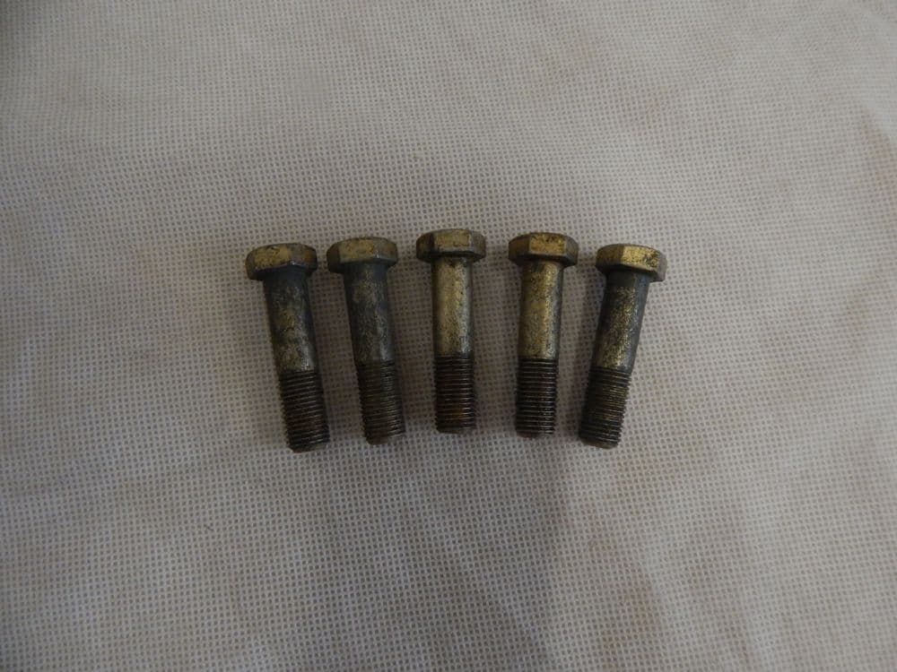 5 x 3/8" UNF Steel Hex Head Bolts Fastener Length 1-37/64" Part A102-8J N21