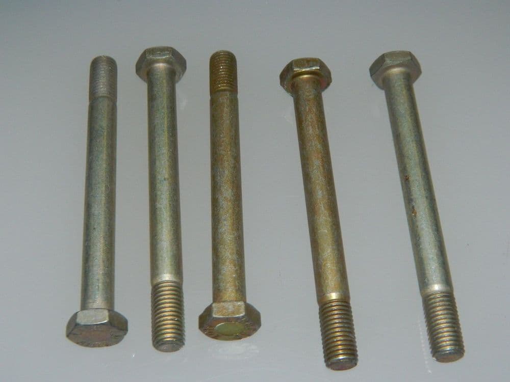 5 x 5/16" Bolts UNF Steel Hex Head Fastener Length 3 3/16" Part A102-25G F8