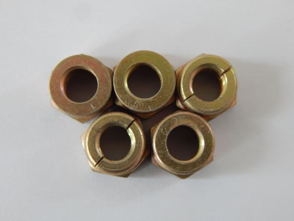 5 x 5/16 UNF Stiff Nuts Hexagon Self Locking Carbon Steel Part No ...