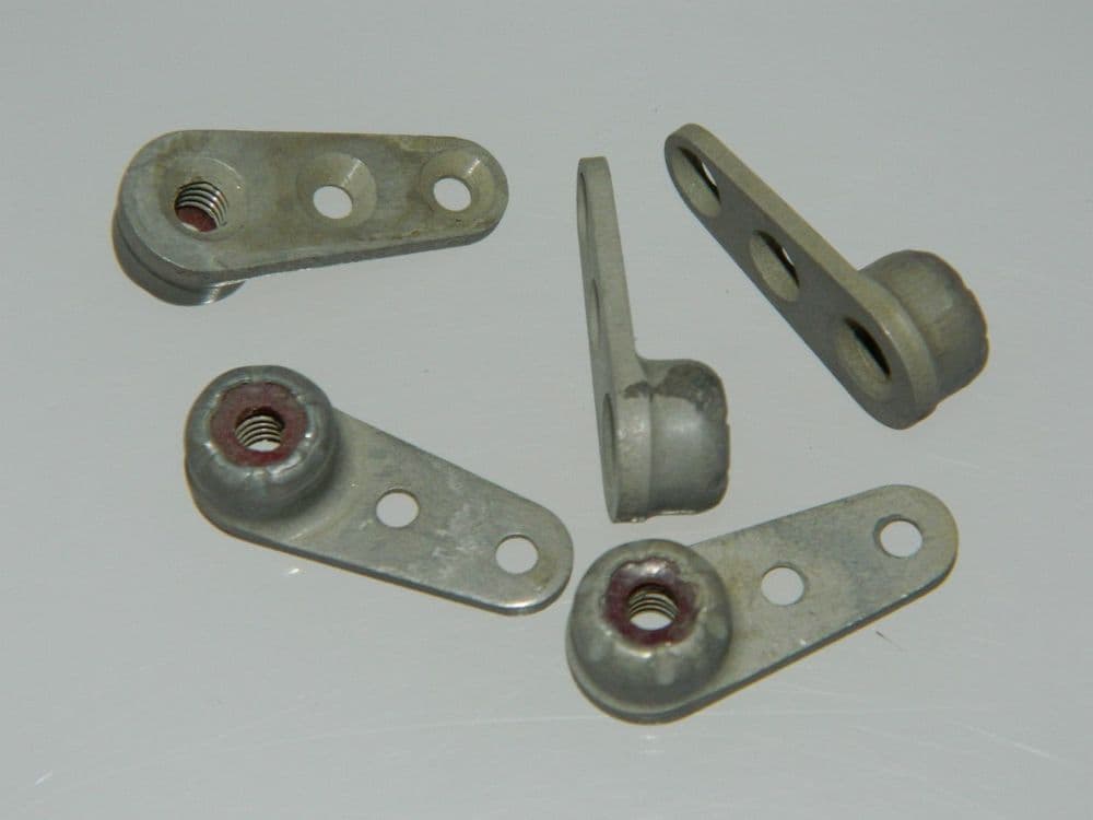 5 x 8-32 UNC Locking Anchor Nut Single Lug Aluminium Length 1" Width 3/ ...