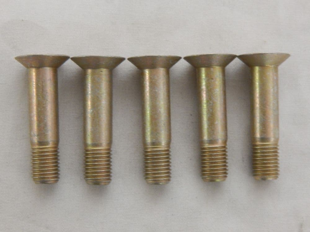 5 x Aircraft Bolts M8 Thread C/S Flat Cross Head DIN65314-08023E GR2B-7
