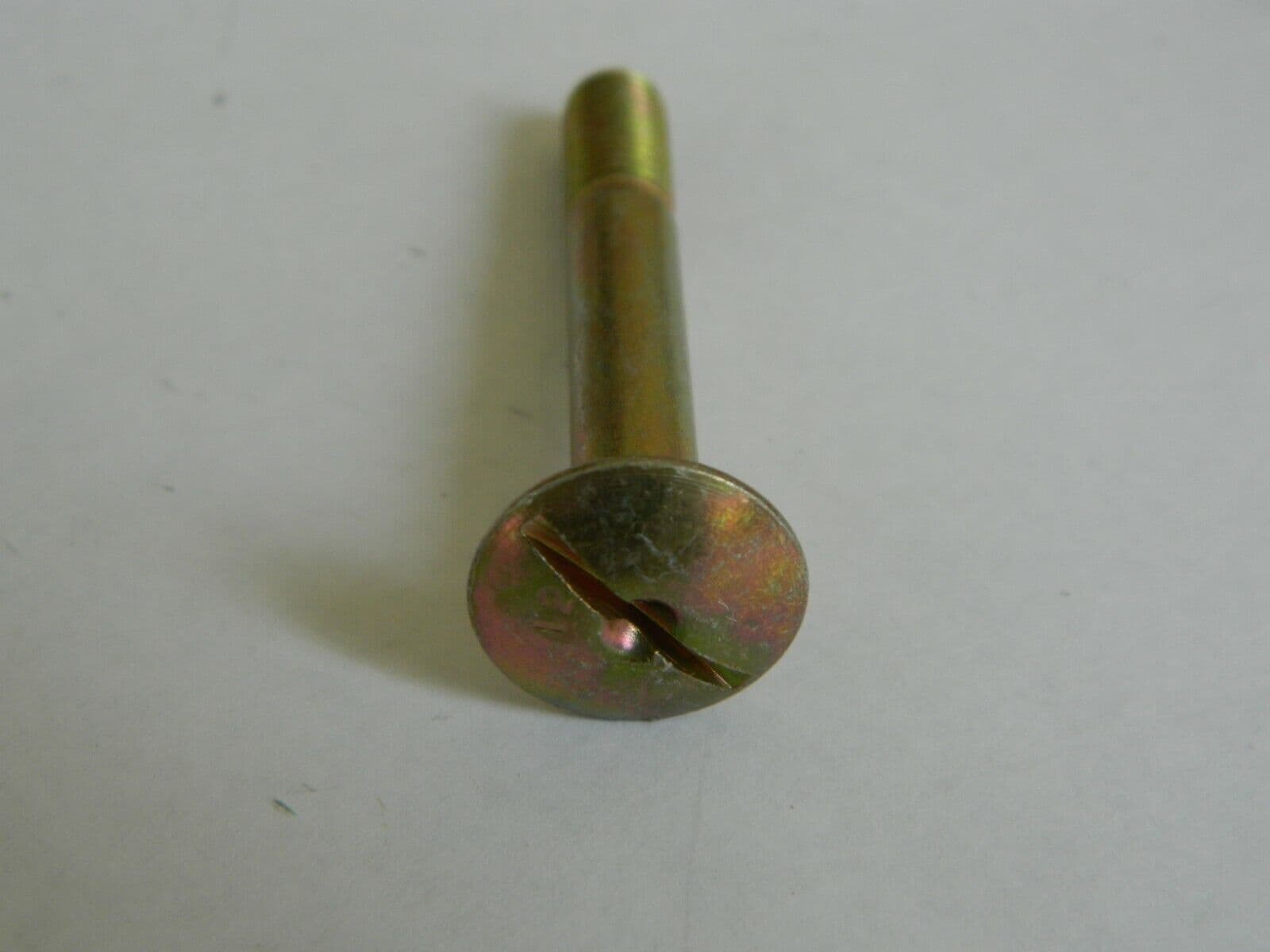 5 x Aircraft Slotted Mushroom Head Steel Bolts 1/4" BSF 1 2" Grip F7