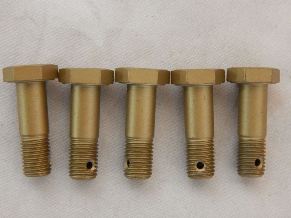 5 x Hex Head Aircraft Bolts M8 Thread 14mm Grip DIN65526K08014Z GR2B-10