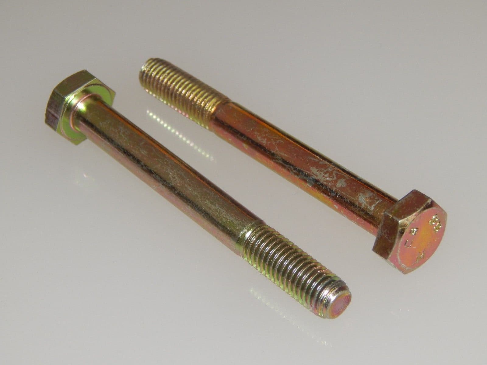 5 x M10-1 5 Bolts Hex Head Cadmium Plated Steel Length 94mm Y9