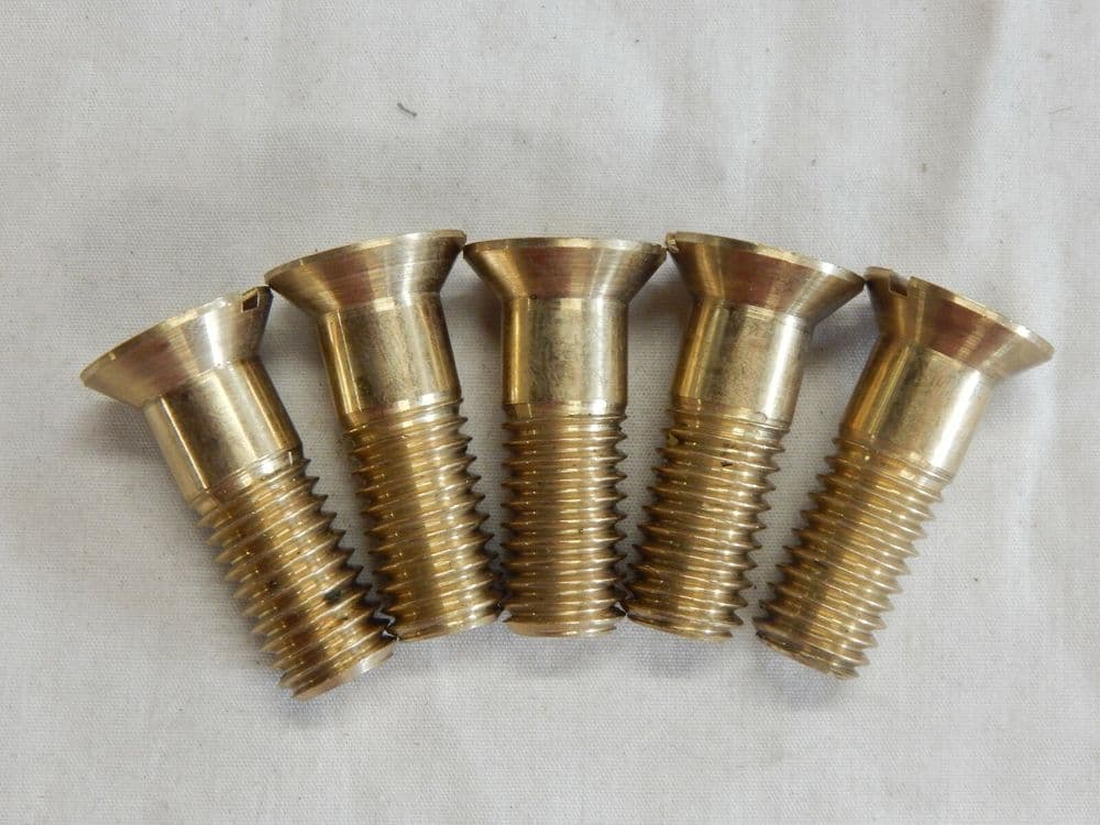 5 x Slotted CSK Head Steel Aircraft Bolts 1/2" UNC 0 6" Grip GR3A-3