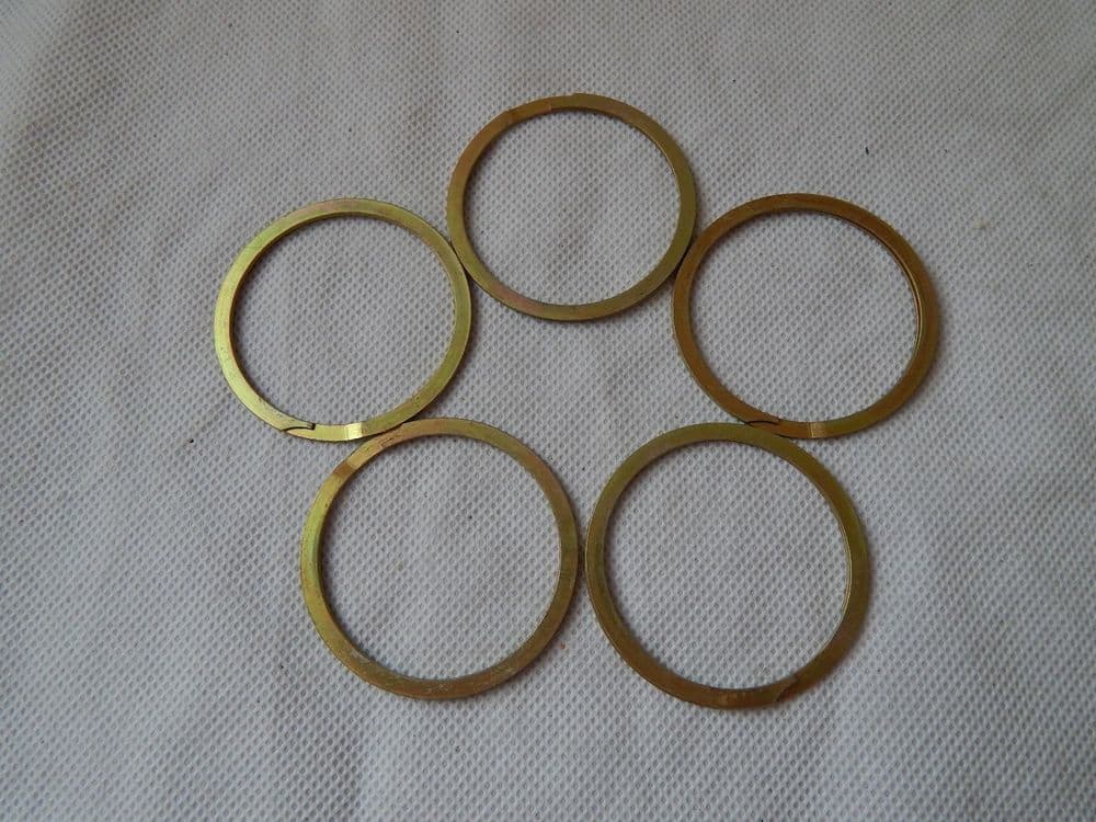 5 x Split Spring Washer/Ring Inside Diam 1 1/2" Cadmium Plated Steel G6