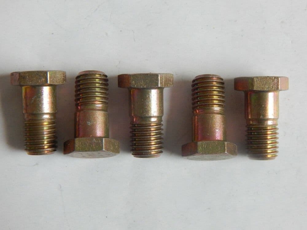 5 x Steel Hex Head Aircraft Shear Bolts 5/16& x22; UNF 0 2& x22; Grip ...