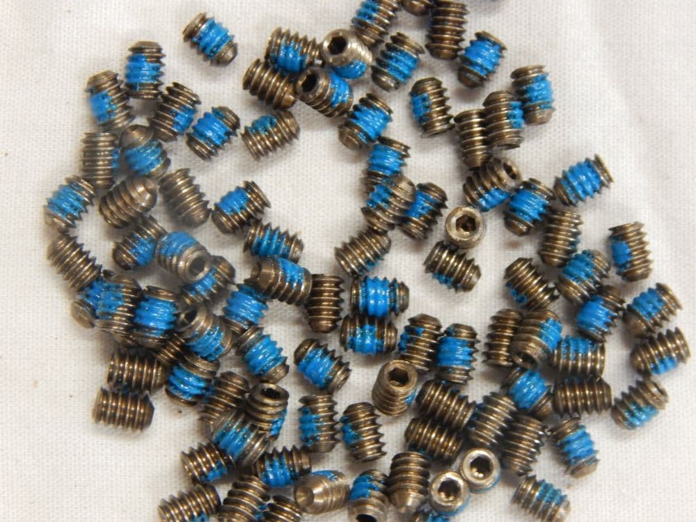 50 x Aircraft Grub Screws 6-32 UNC Thread 3/16" Length GR3B-6