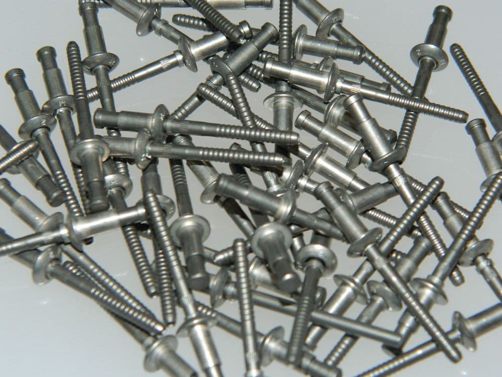 50 x Blind Pop Rivets Shank Diameter 0 1240 - 0 1280" Part NAS1919M04-02 F9