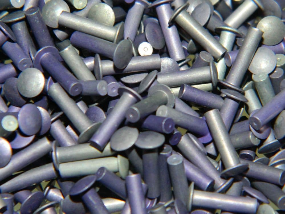 50 x Rivets Mushroom Head Violet Dia 3/32" Length 3/8" Part SP85-306 V10