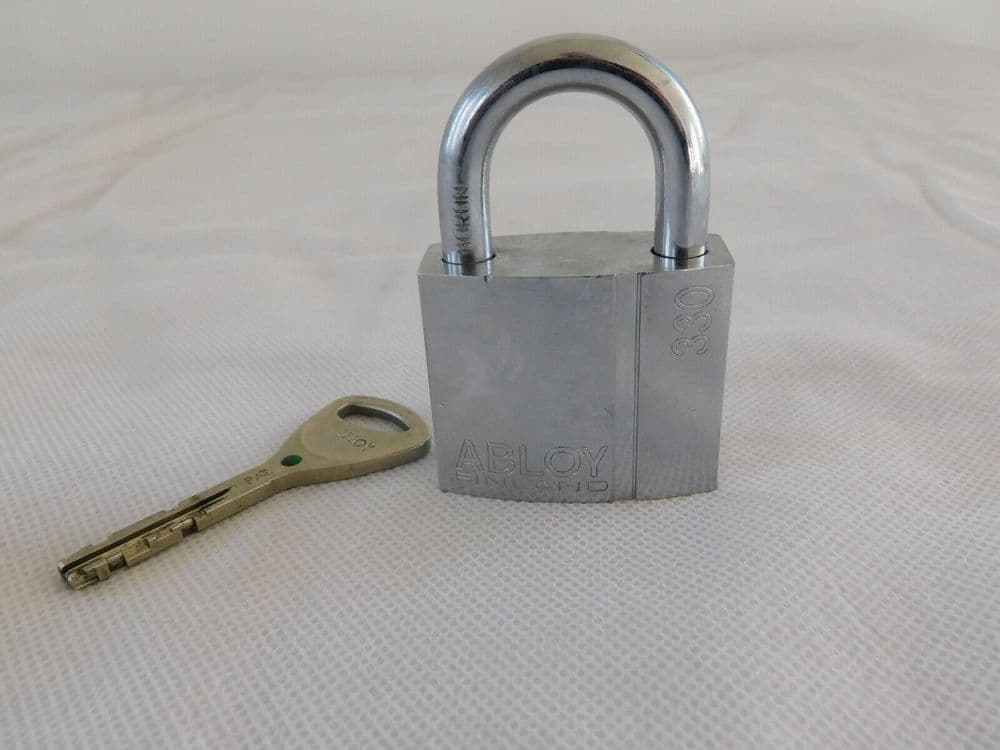 Abloy 330 Hardened High Security Padlock With Key D8C