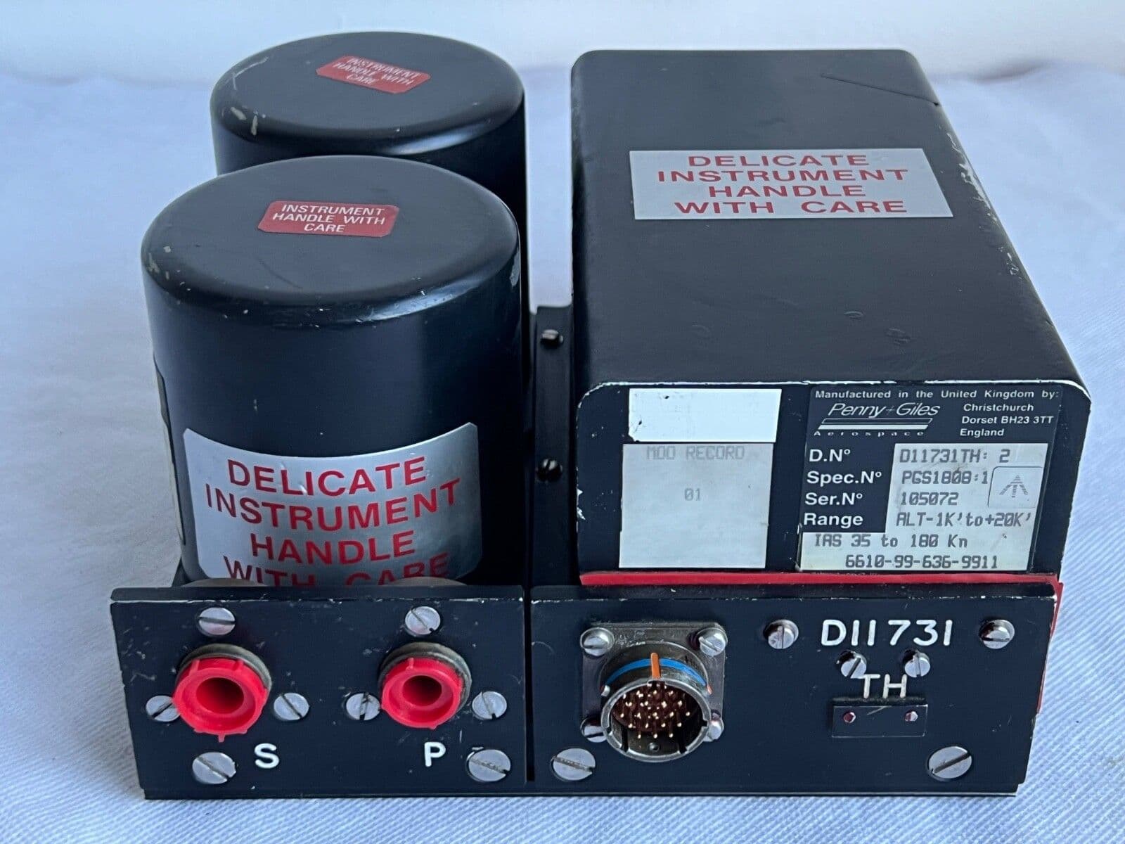 Aircraft Air Data Unit Part No D11731TH D4E