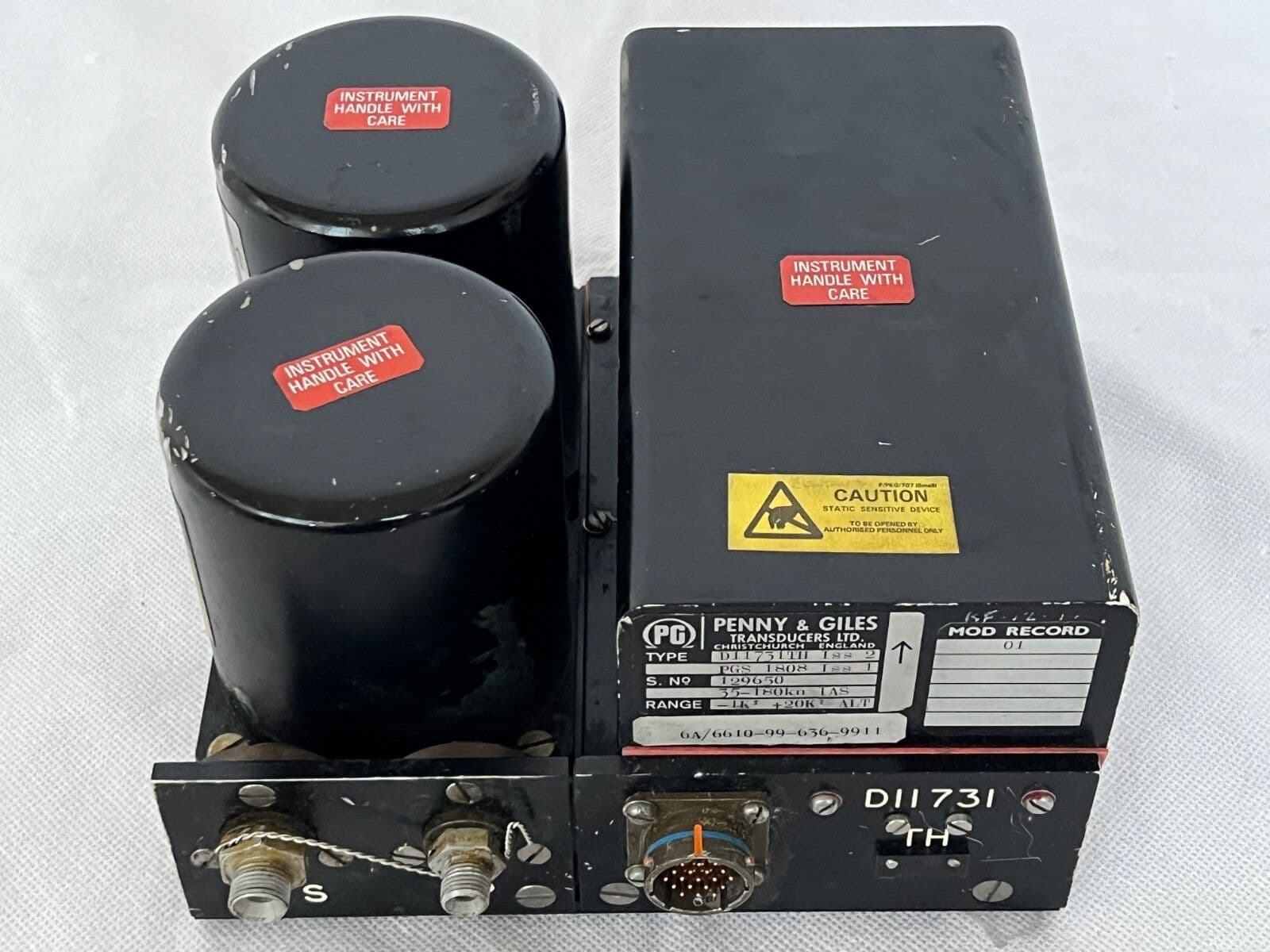 Aircraft Air Data Unit Part No D11731TH D6D